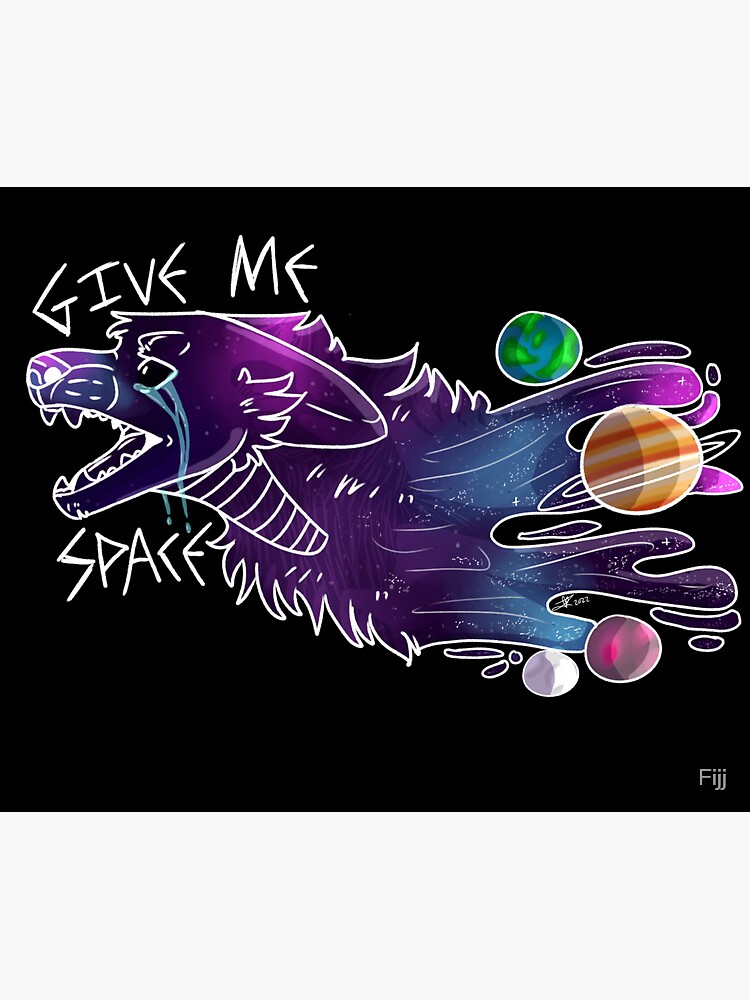 "Give Me Space" Sticker for Sale by Fijj | Redbubble
