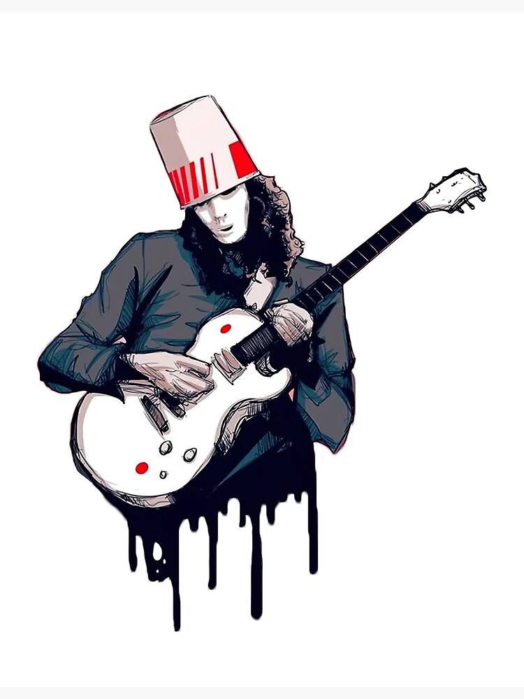 "Buckethead" Poster von Twiver | Redbubble