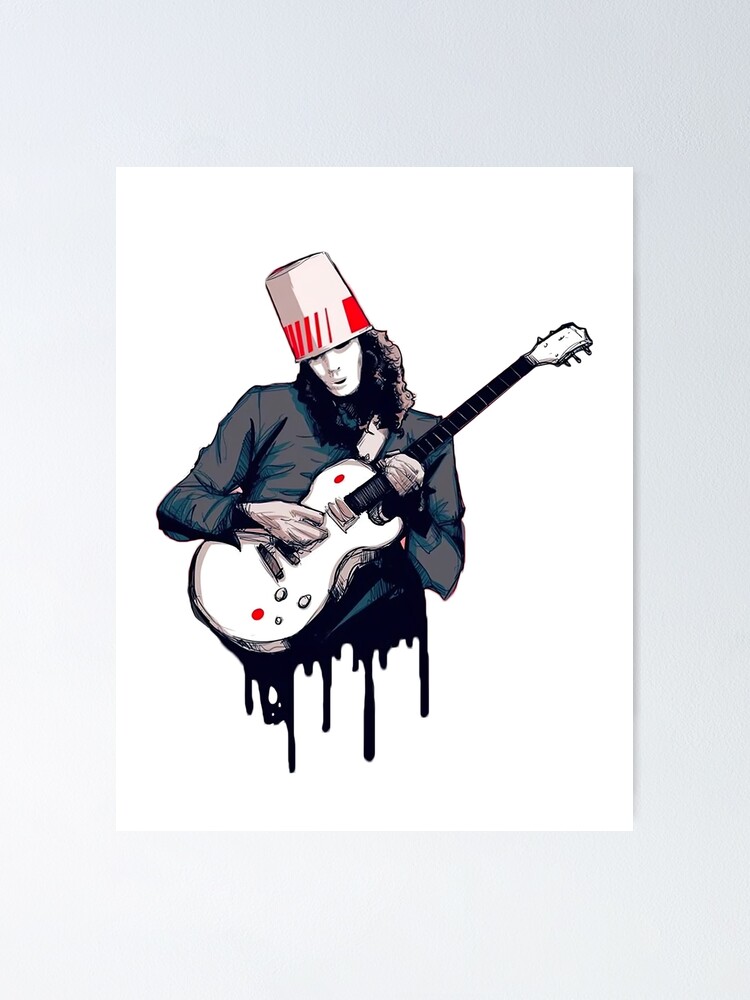 "Buckethead" Poster von Twiver | Redbubble