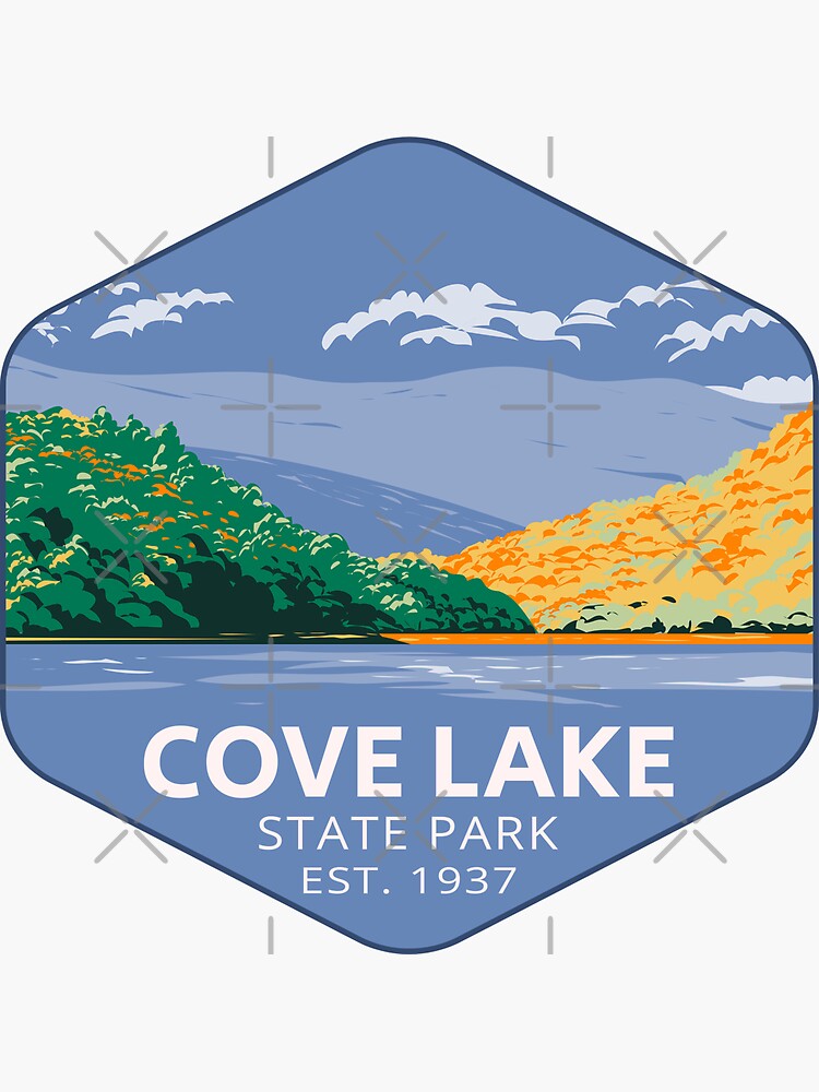 "Cove Lake State Park Tennessee" Sticker for Sale by Home-Spirit ...