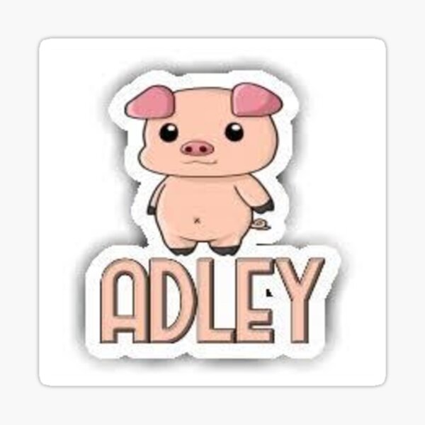 "a for adley Essential T-Shirt" Sticker for Sale by BeauWellingto ...