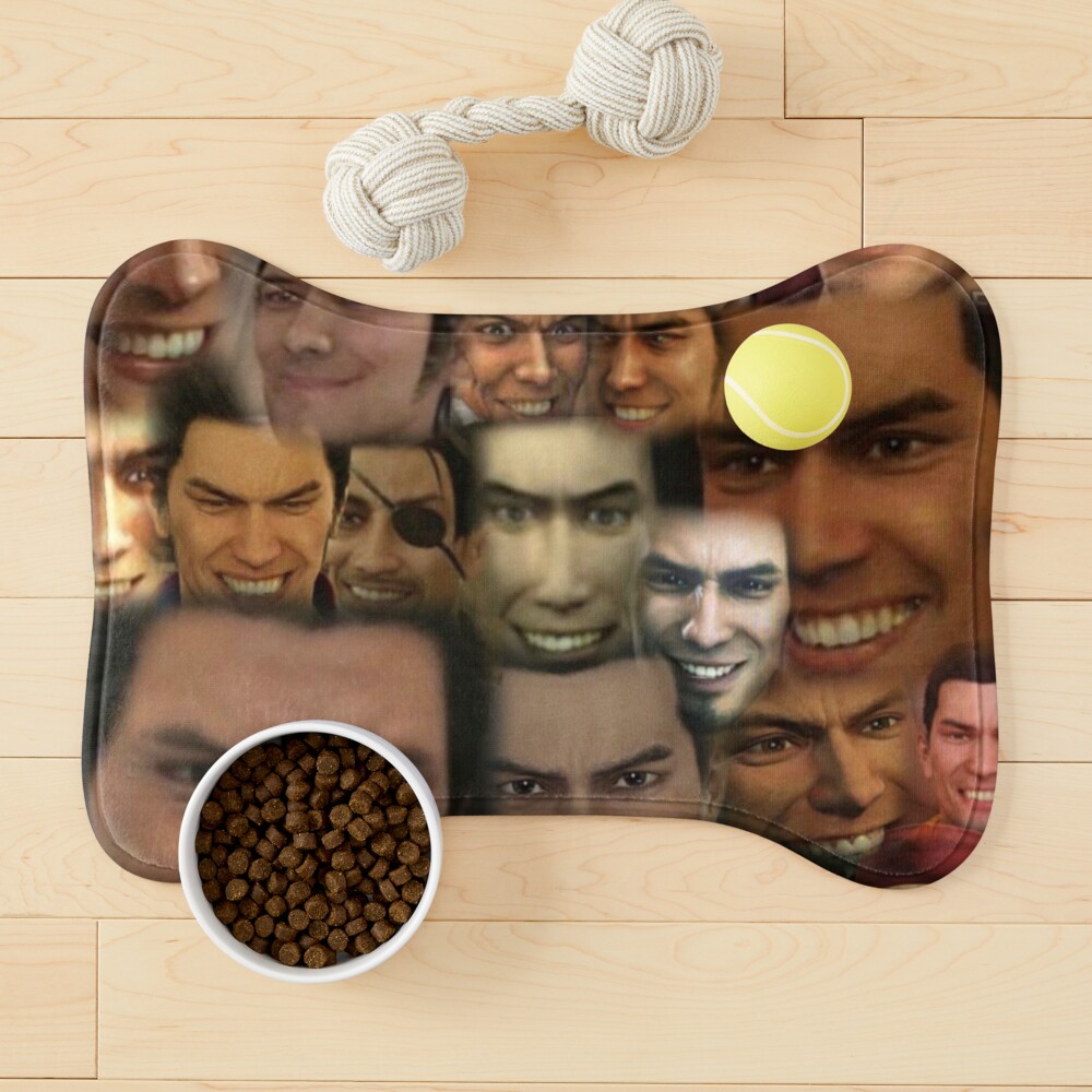 "Happy Kazuma Kiryu :)" Pillow for Sale by ahkosorsomesayk | Redbubble