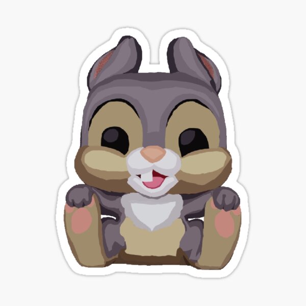 "Thump Thump Thumper" Sticker for Sale by mikkyd8888 | Redbubble