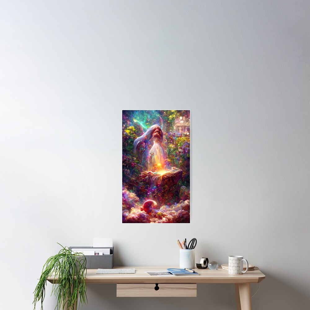 "Ethereal Existence" Poster for Sale by ai-picasso | Redbubble