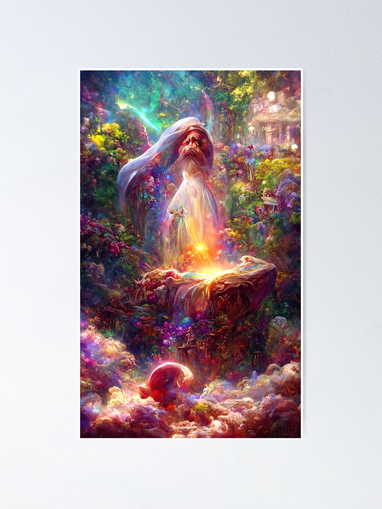 "Ethereal Existence" Poster for Sale by ai-picasso | Redbubble