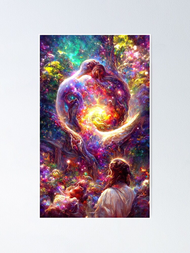"Ethereal Existence 3" Poster for Sale by ai-picasso | Redbubble