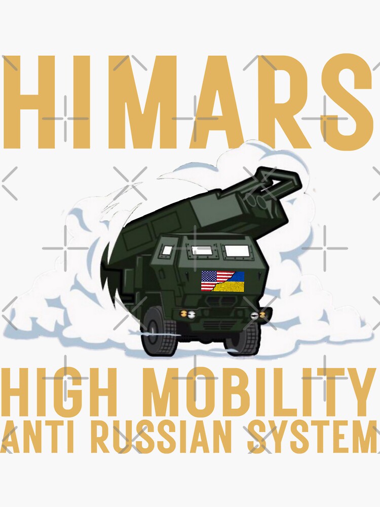 "Saint Himars Hight Mobility Anti russian System" Sticker for Sale by ...
