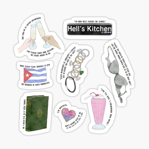 "evelyn pack " Sticker for Sale by JadeArter | Redbubble