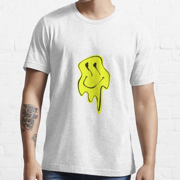 "Dali Dripping Smiley Face" T-shirt for Sale by Praht | Redbubble ...