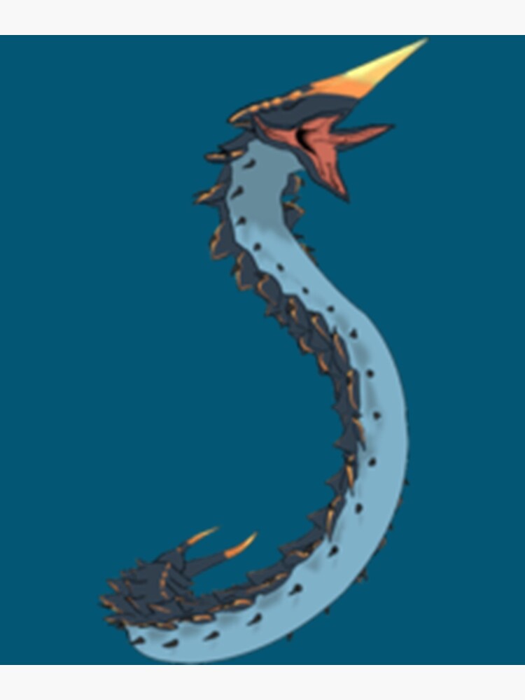 "Subnautica Ice Worm " Poster for Sale by DeborahHoward | Redbubble