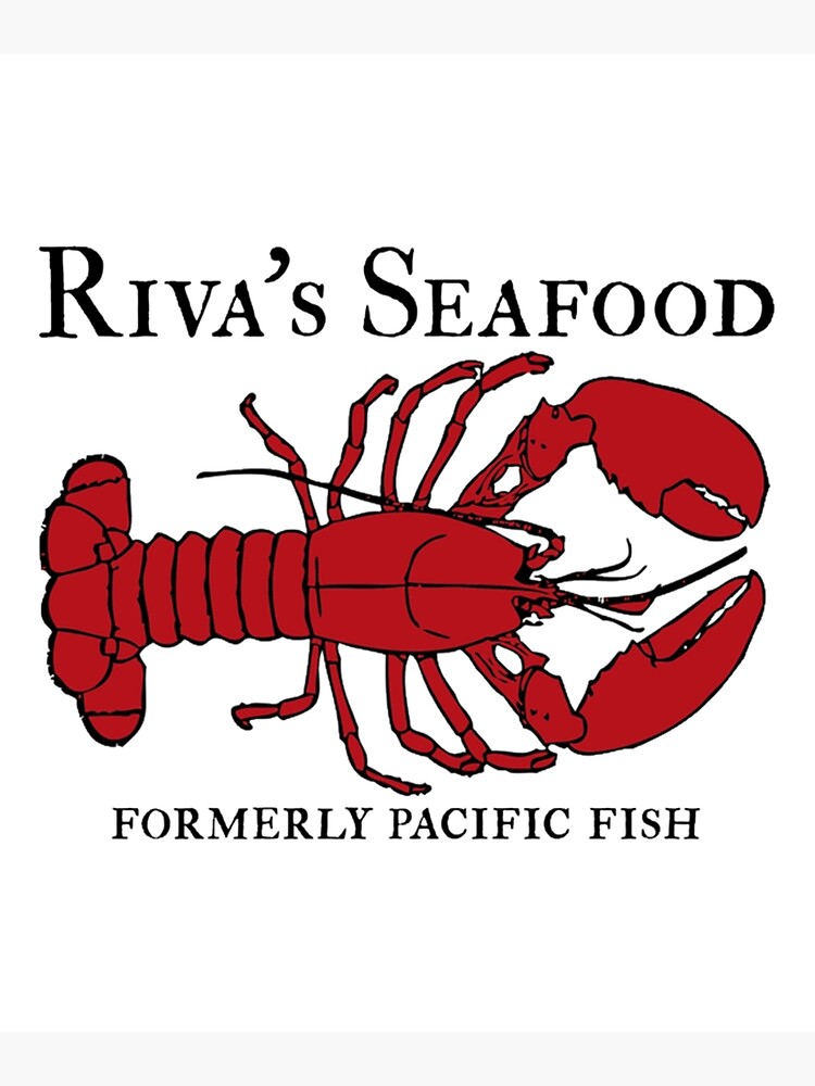 "Riva’s Seafood" Poster for Sale by JadeArter | Redbubble