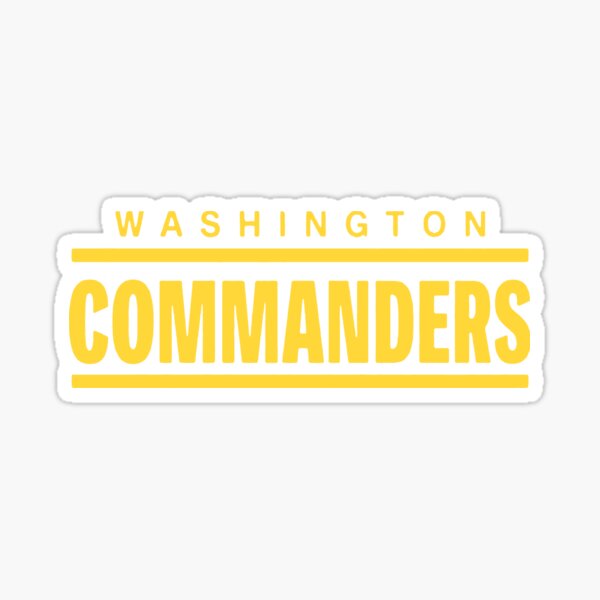 "Washington Commanders" Sticker for Sale by BeckMatthew | Redbubble