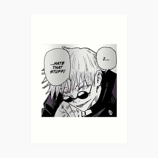 "Gojo Satoru quotes" Art Print for Sale by Birkheimer392 | Redbubble