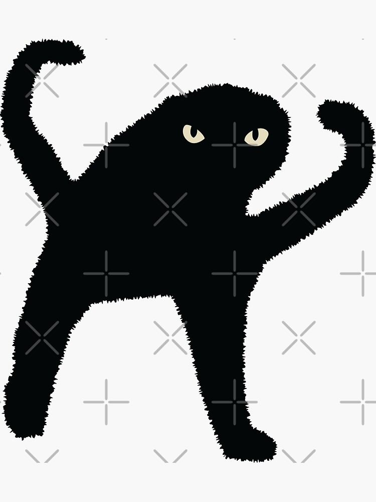 "funky man - meme cat" Sticker for Sale by Rzera- | Redbubble