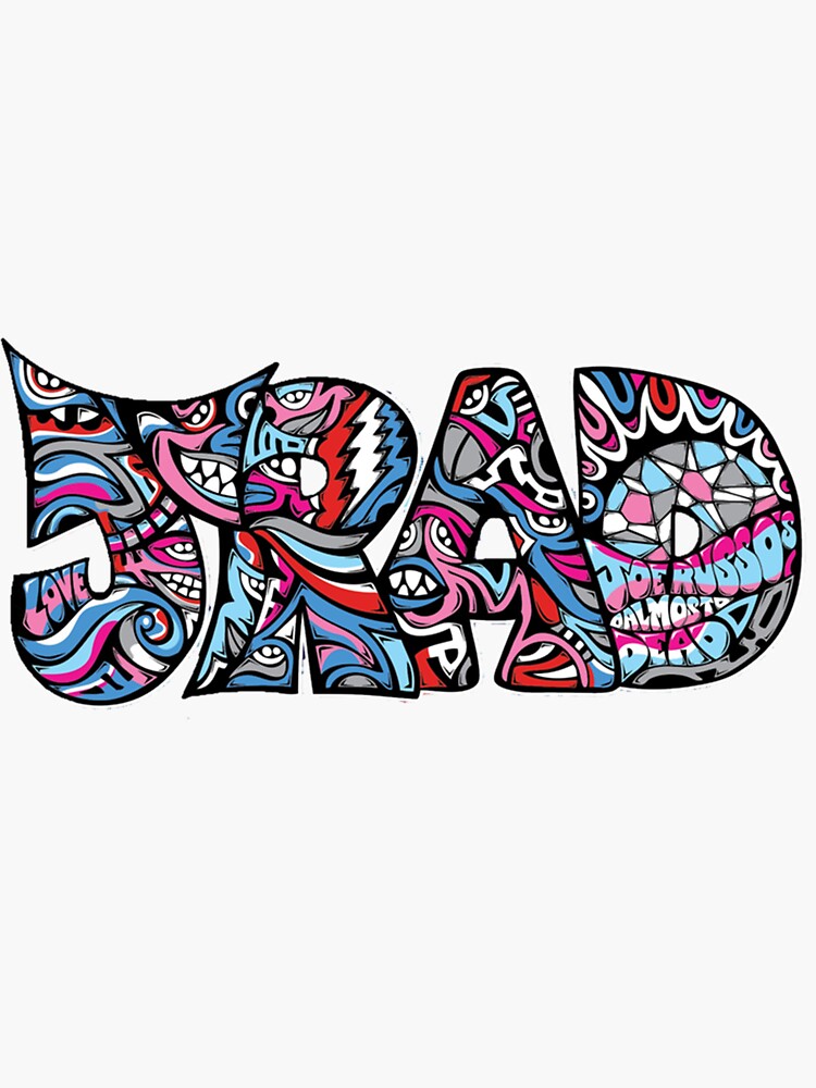 "JRAD " Sticker for Sale by DianaDdesign | Redbubble