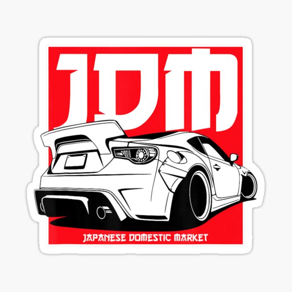 Pegatina «Jdm Badge Japanese Drift Car Tuning Automotive 86» de ...
