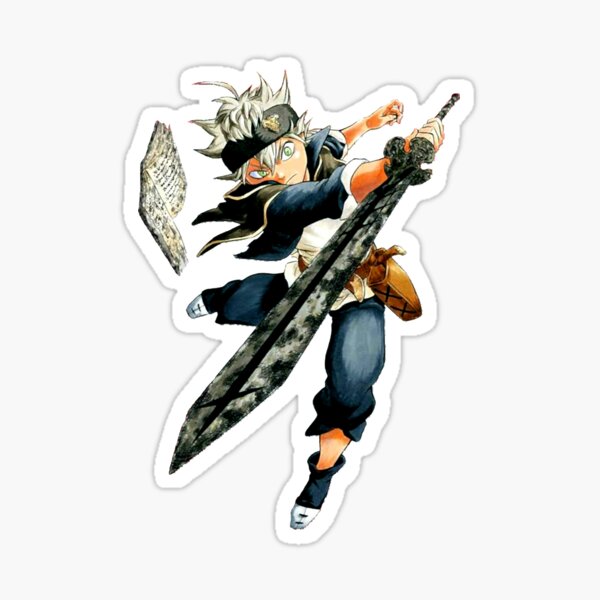 "Asta Black Clover" Sticker for Sale by CurtisLanier95 | Redbubble