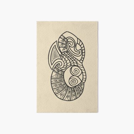 "Maori Taniwha - line drawing" Art Board Print for Sale by EurekaRoad ...