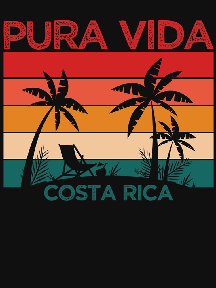 Camiseta «Costa Rica Pura Vida Viajero de Costa Rica» de AhalyaRai8 ...