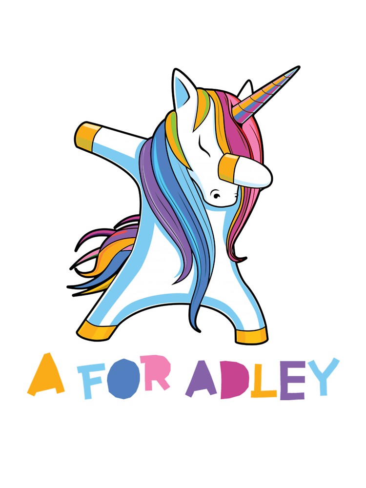 "kawai girl a for adley unicorns 2d cartoon Sticker" Kids T-Shirt for ...