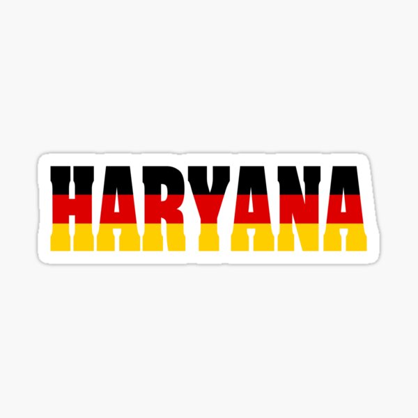 "Haryana Germany" Sticker for Sale by Trikav | Redbubble