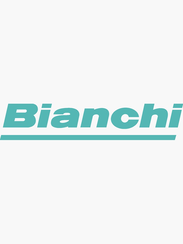 "BICYCLE LOGO - BIANCHI" Sticker for Sale by FlodilaOlla | Redbubble