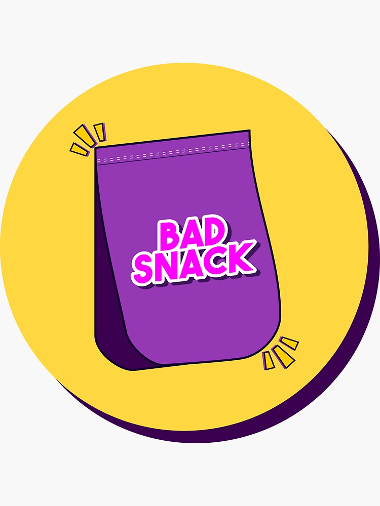 "Bad Snack Full" Sticker for Sale by ozilioclothing | Redbubble