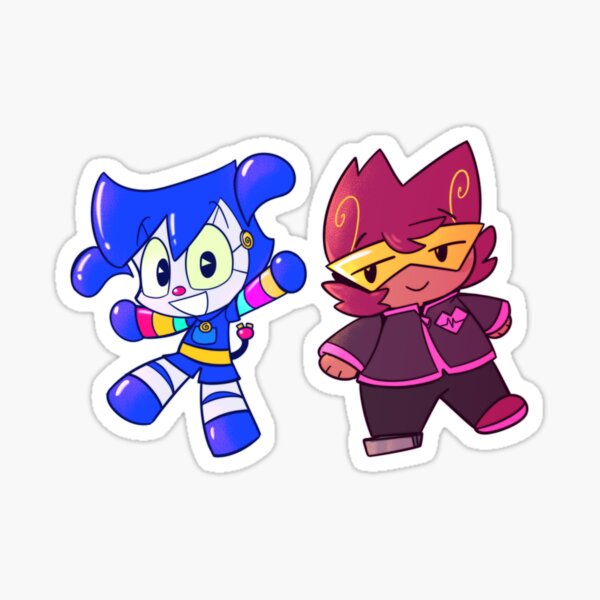 "Chibis! " Sticker for Sale by TrinketFoxeon | Redbubble