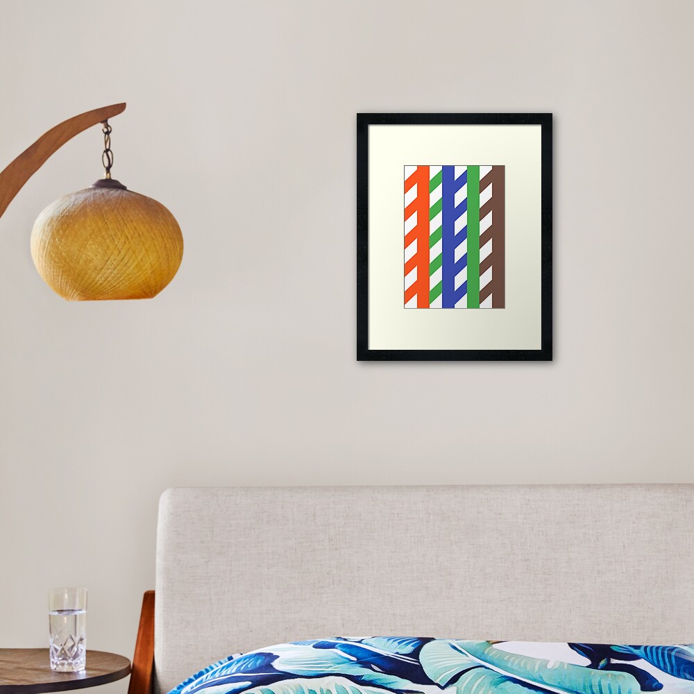 "Ethernet Cable Layout" Framed Art Print for Sale by linesandcolors ...