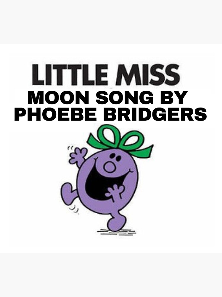 "Little Miss Moon Song by Phoebe Bridgers" Sticker for Sale by ...