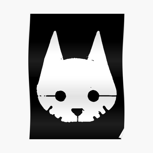 "stray game cat face" Poster for Sale by WellingtonAdams | Redbubble
