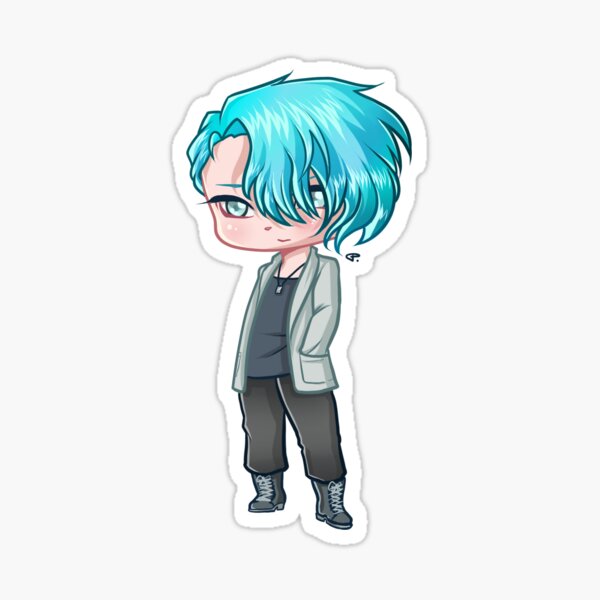"Mystic Messenger - V Chibi" Sticker by LuciusGDean | Redbubble