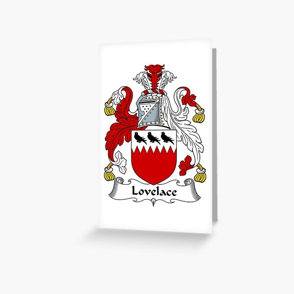 "Lovelace" Greeting Card by HaroldHeraldry | Redbubble