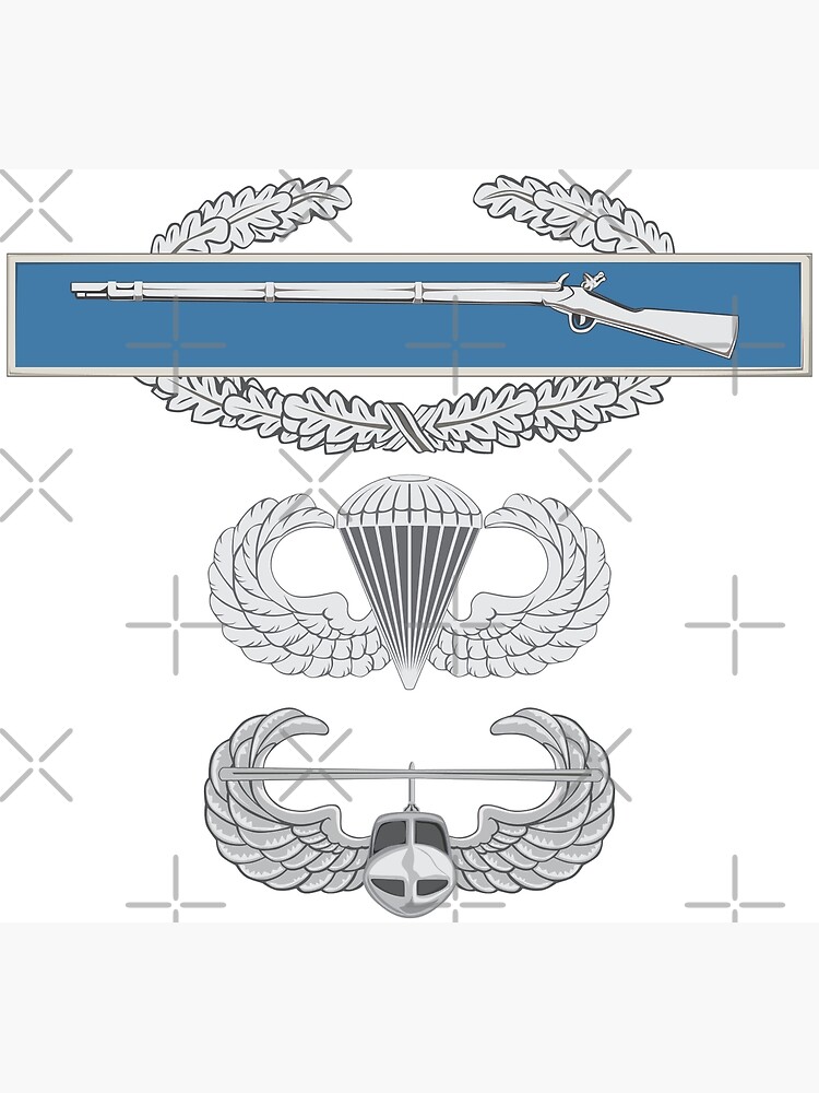 "CIB Airborne and Air Assault" Poster for Sale by jcmeyer | Redbubble