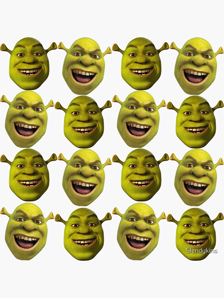 "Shrek" Sticker for Sale by Slendykins | Redbubble