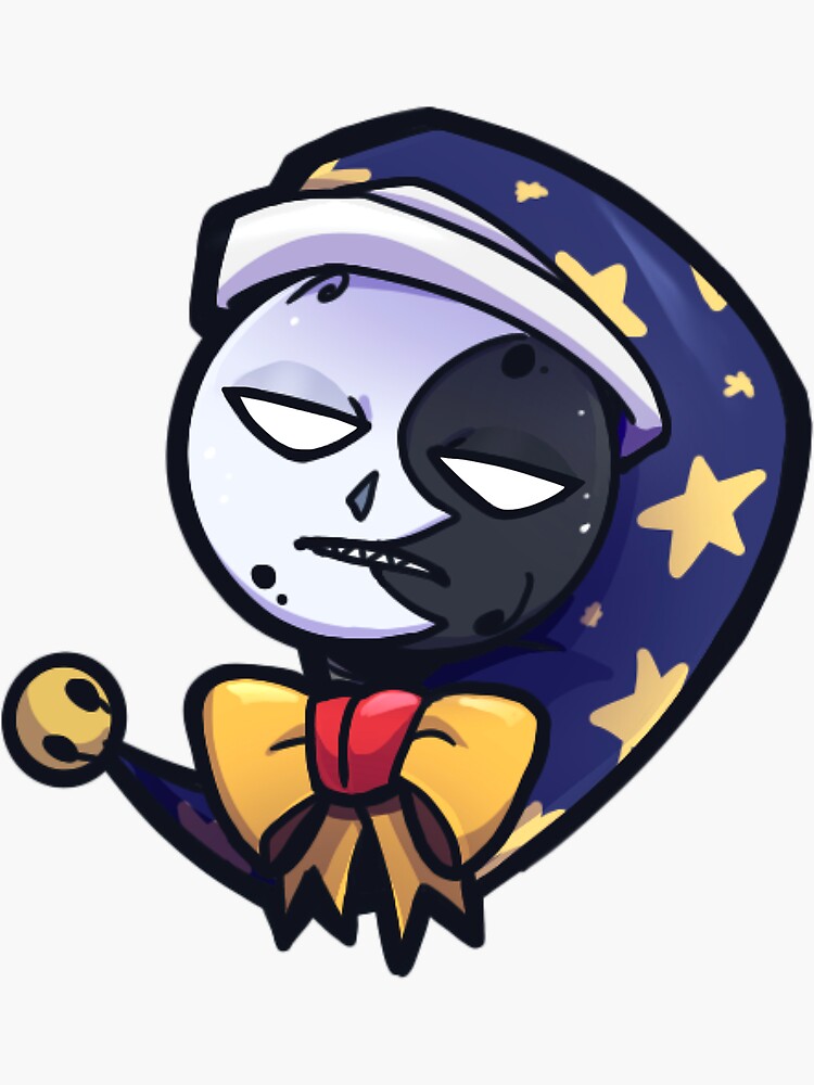 "Moon (Fnaf)" Sticker for Sale by Izabowl | Redbubble