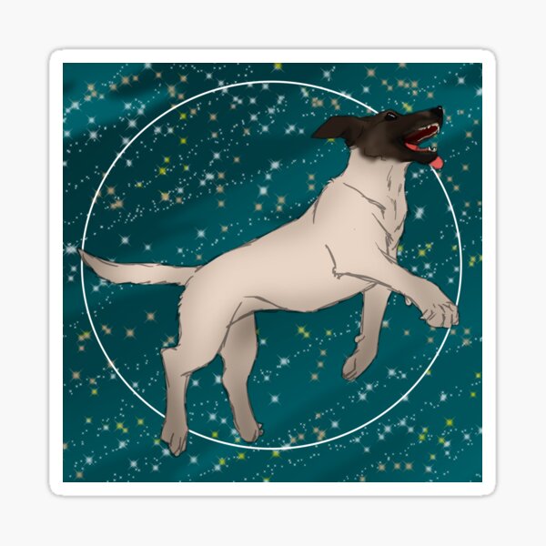 "Laika the Space Dog" Sticker for Sale by frasiersdead | Redbubble