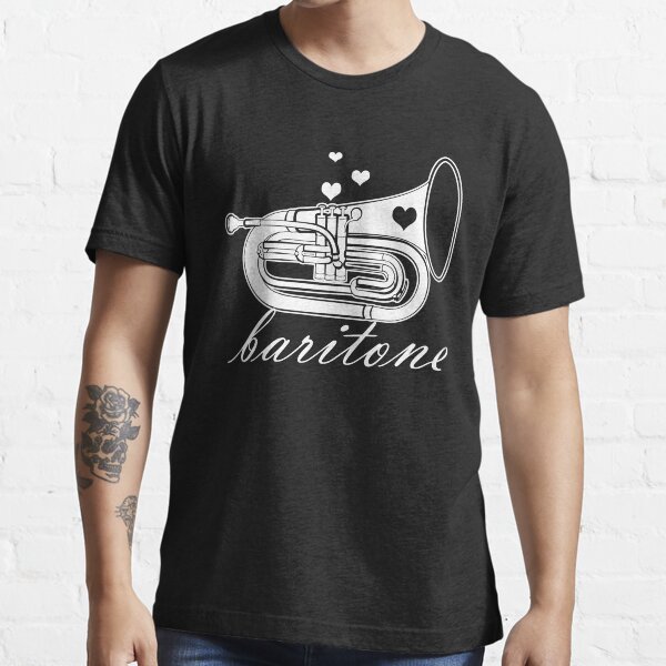 "I Love Baritone Instrument" T-shirt for Sale by UnknownArtistt ...