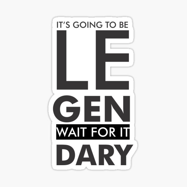 "Legendary" Sticker for Sale by Youcan | Redbubble