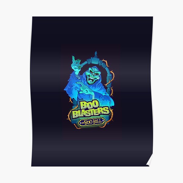 "Boo Blasters on Boo Hill Classic" Poster for Sale by JulieWamboldt ...