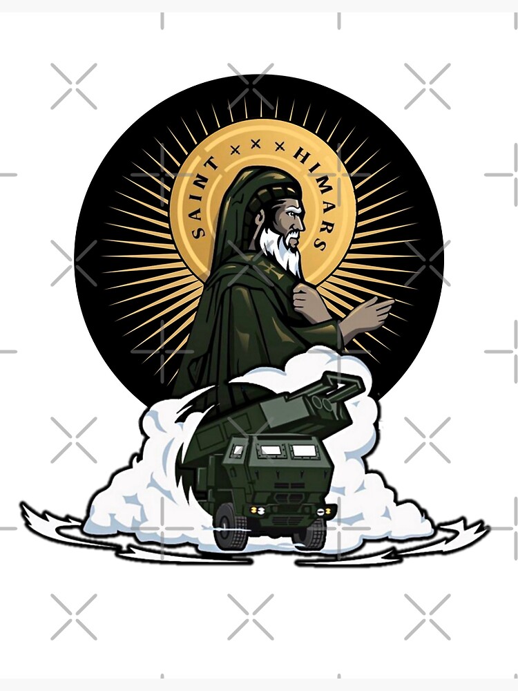"Saint Himars Hight Mobility Anti russian System" Poster for Sale by ...