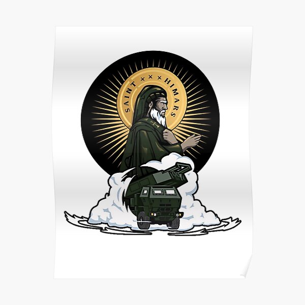 "Saint Himars Hight Mobility Anti russian System" Poster for Sale by ...
