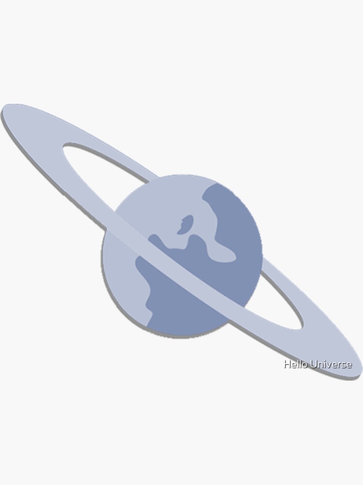 "Hello Universe - Retro Saturn" Sticker for Sale by hello-universe | Redbubble