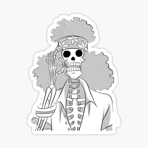 "Brook" Sticker for Sale by THESTONEART | Redbubble