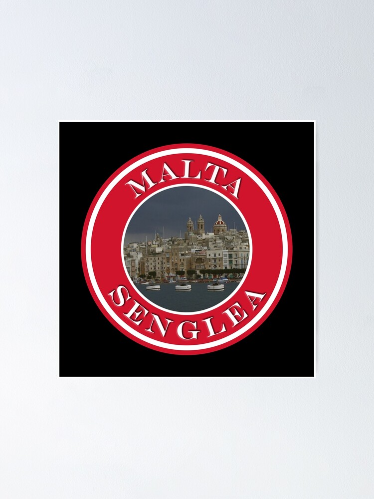 "Malta Senglea Fortress City - Passport Stamps Collection" Poster for ...