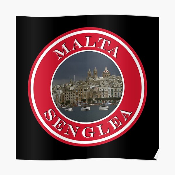 "Malta Senglea Fortress City - Passport Stamps Collection" Poster for ...