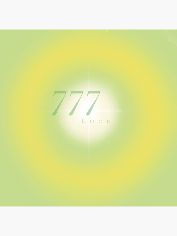 "777 Angel Numbers" Sticker for Sale by 22Kannelle | Redbubble