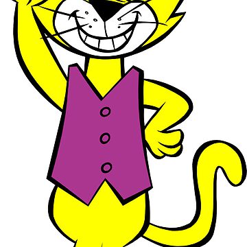 "Top Cat" Sticker for Sale by Squiggley | Redbubble