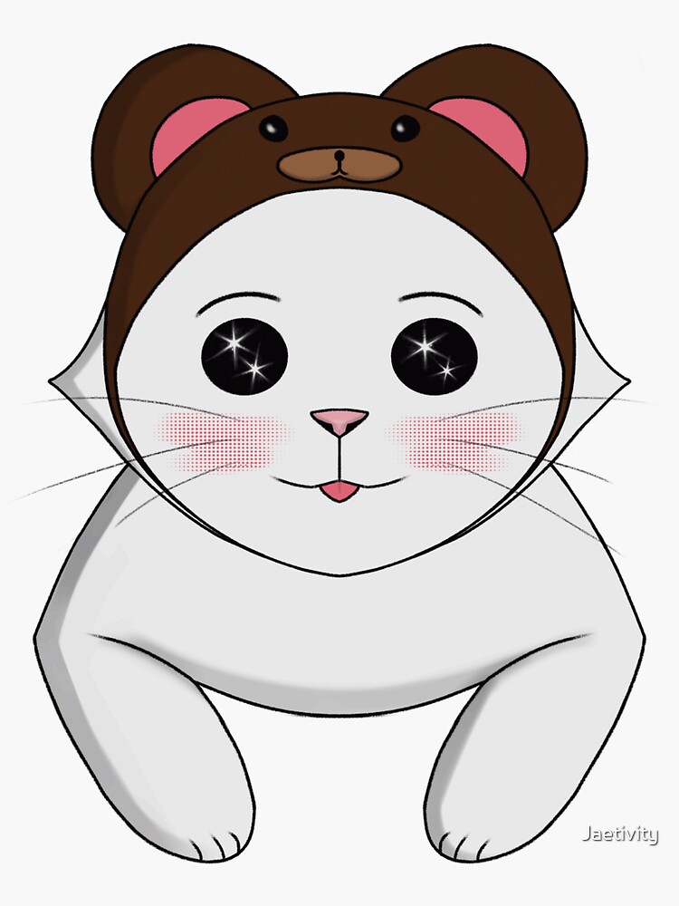 "Solace the White Cat (Transparent)" Sticker for Sale by Jaetivity ...