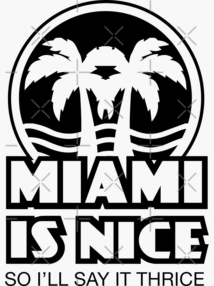 "Rose Nyland: Miami is Nice (the Golden Girls)" Sticker for Sale by ...